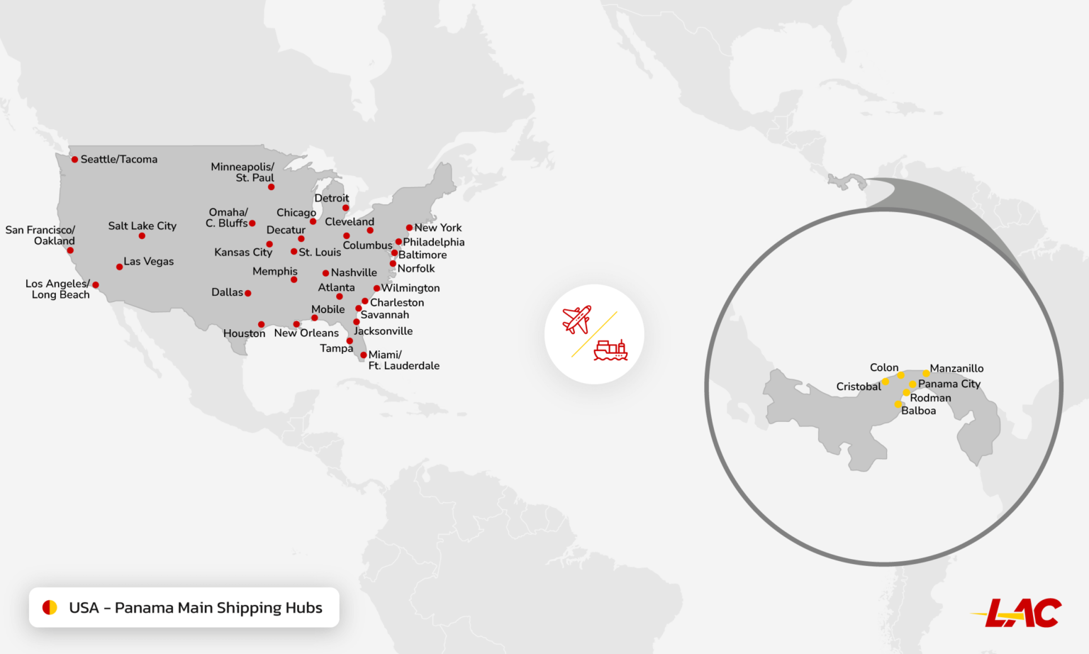 Freight Shipping from the USA to Panama | LAC | Latin American Cargo